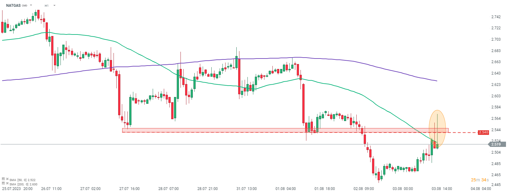 NATGAS roste po malém nárůstu zásob | Kurzy.cz