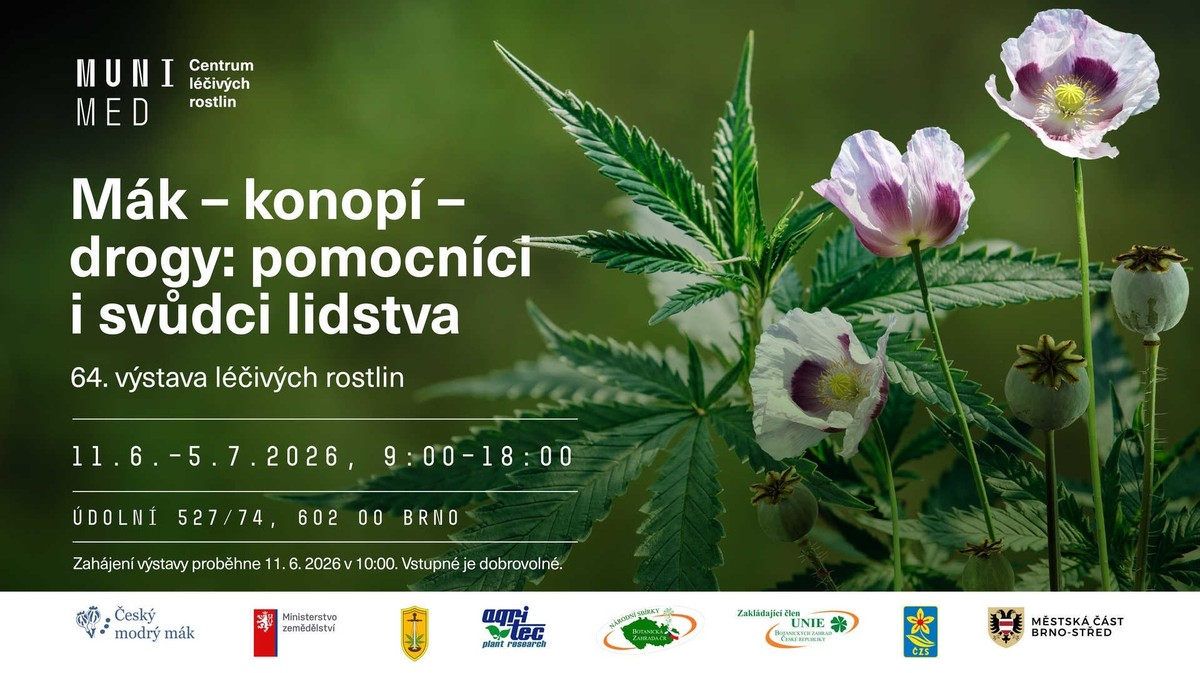 Pomocníci i svůdci lidstva: 64. výstava Centra léčivých rostlin LF MU ...