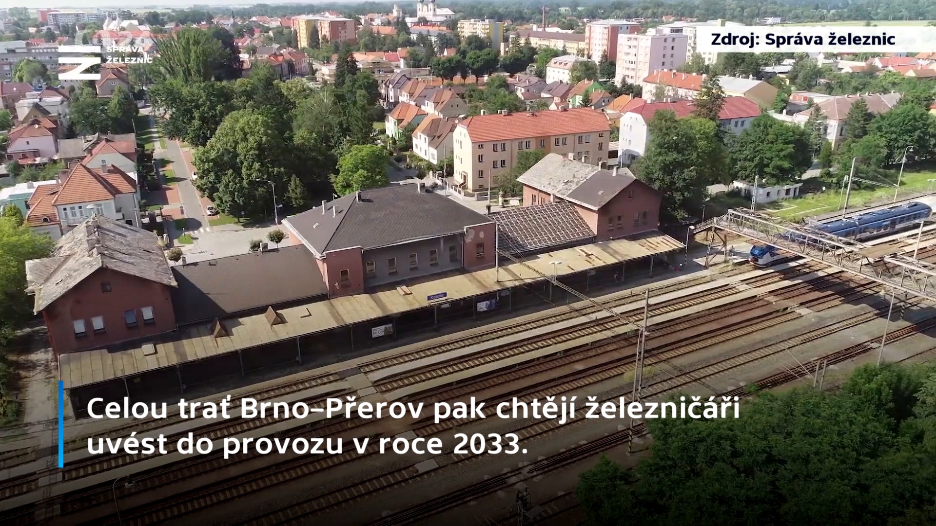 Správa železnic odstartovala modernizaci tratě mezi Kojetínem a ...