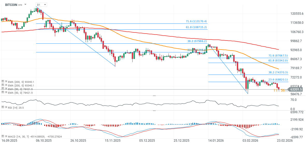 Graf dne Bitcoin oslabuje o 50 % od historického maxima | Kurzy.cz